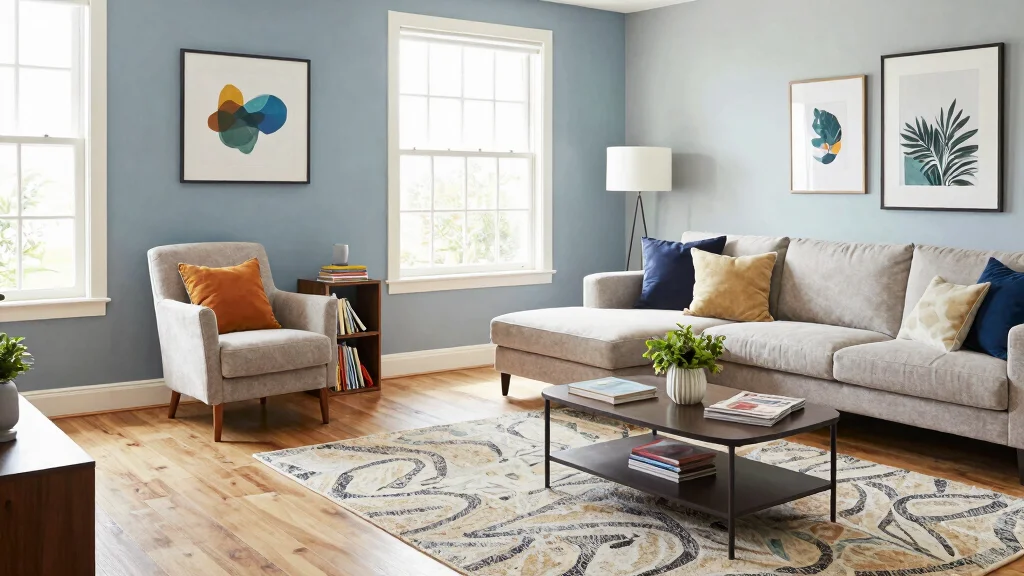 15 Split Living Room Ideas Zoned and Functional - RoomHint