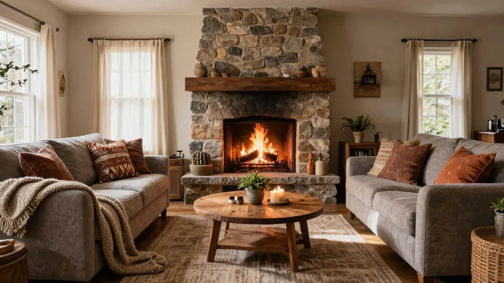 17 Chimney Living Room Ideas: Cozy Focal Point Designs - RoomHint